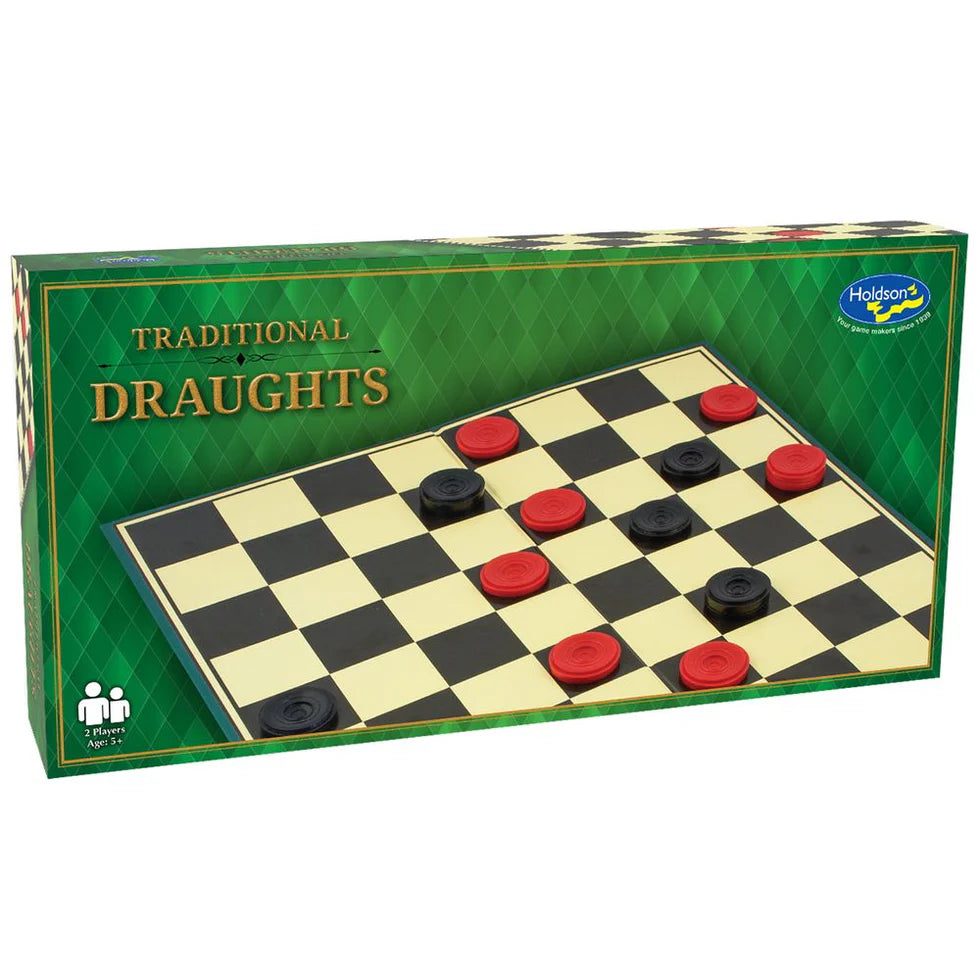 Holdson Traditional Games Draughts – Toy Time