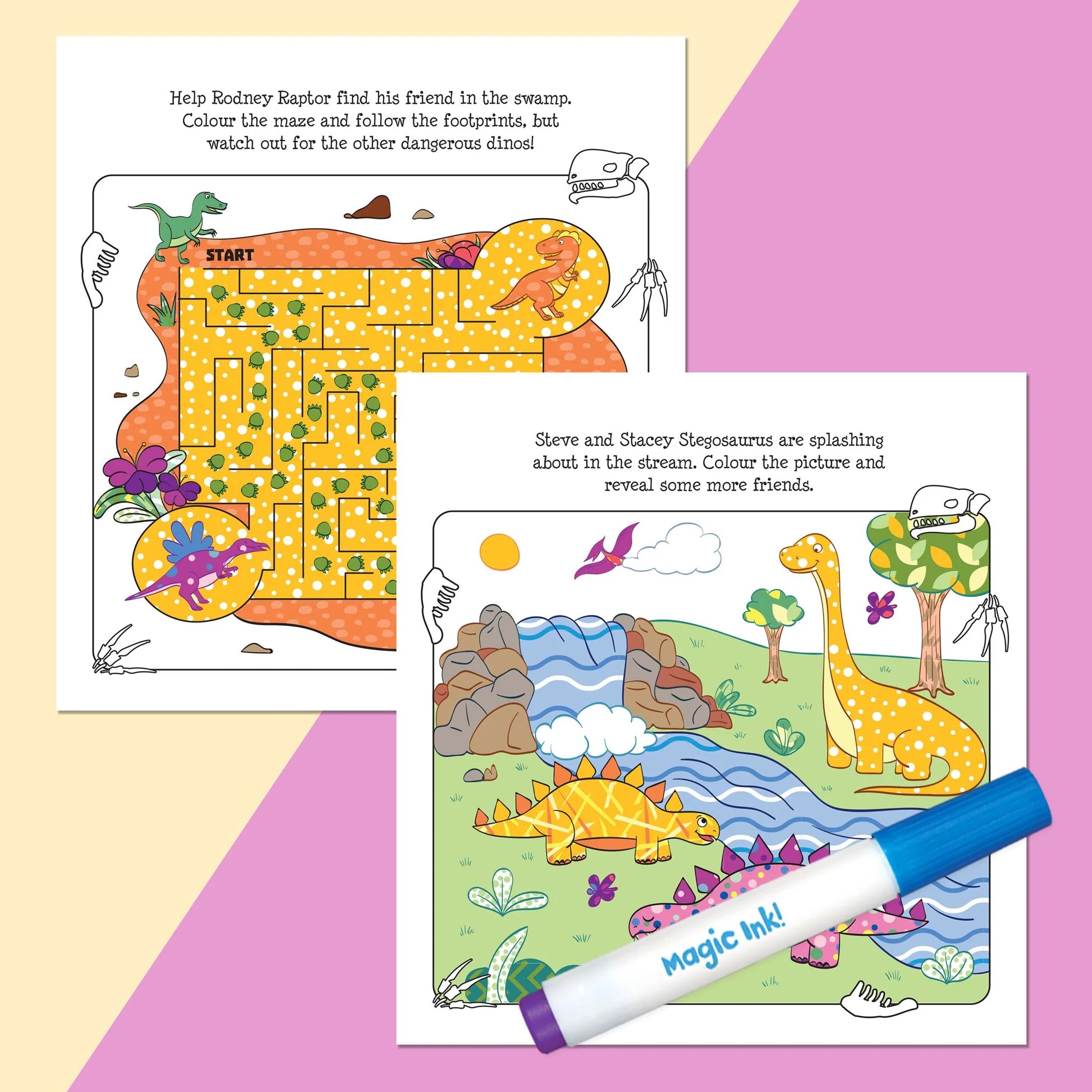 Inkredibles Magic Ink Pictures: Roarsome Dino – Toy Time